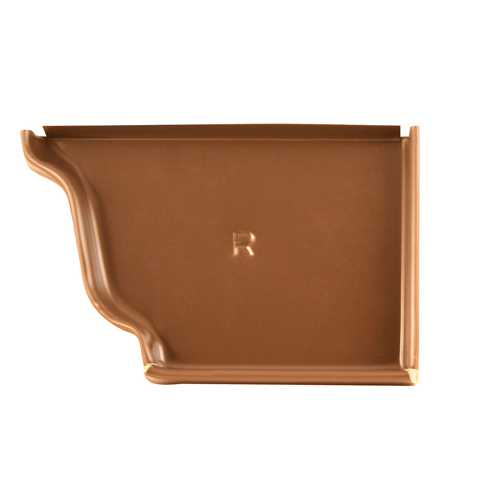 Gutter End Caps - K-Style & Half Round End Caps, Left & Right Options ...